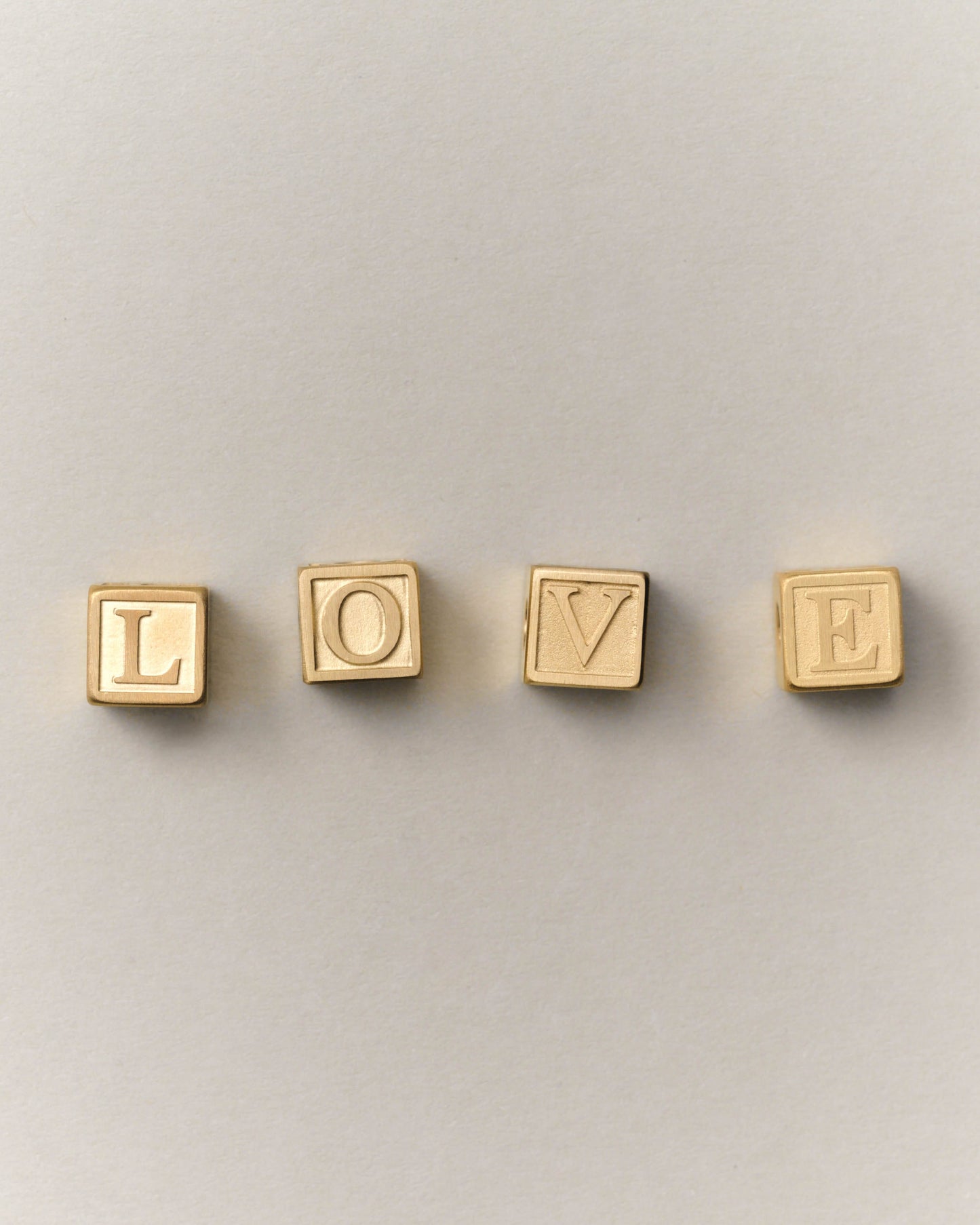 "E" Letter Block