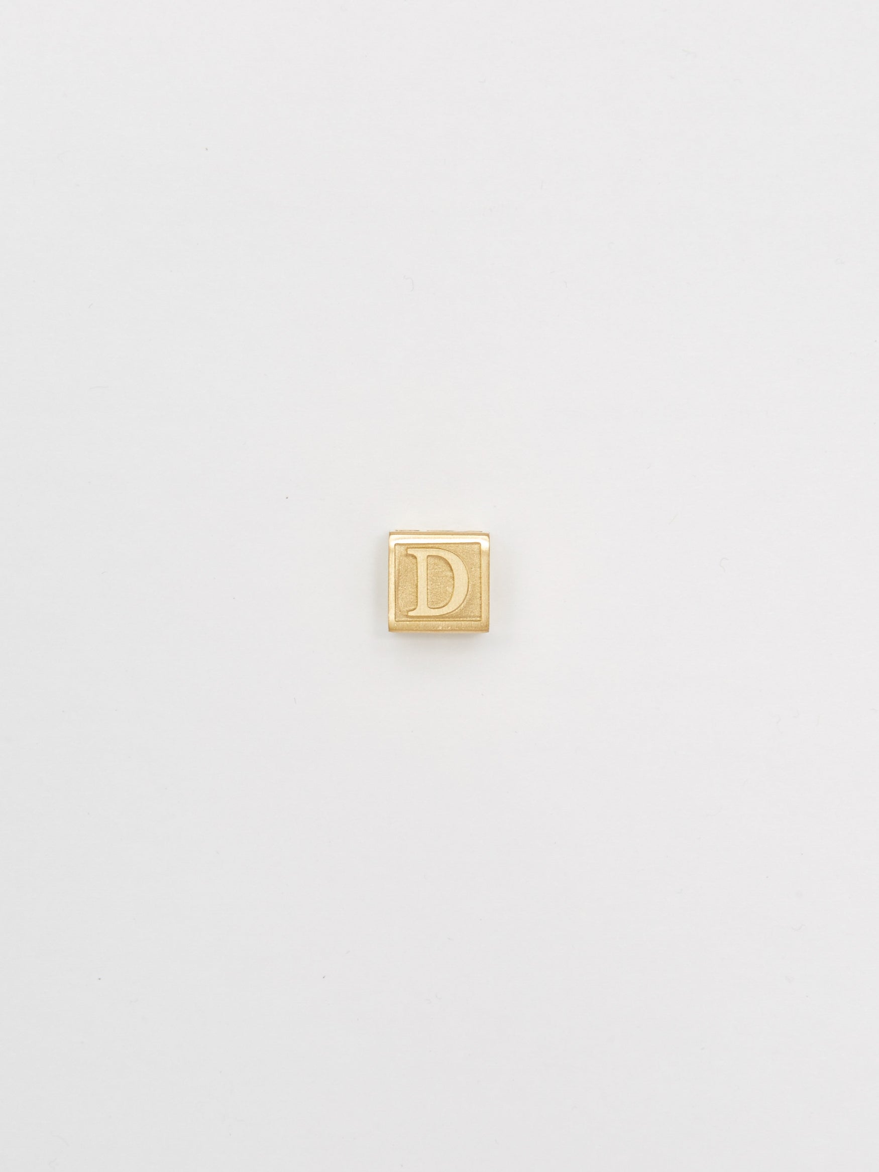 "D" Letter Block