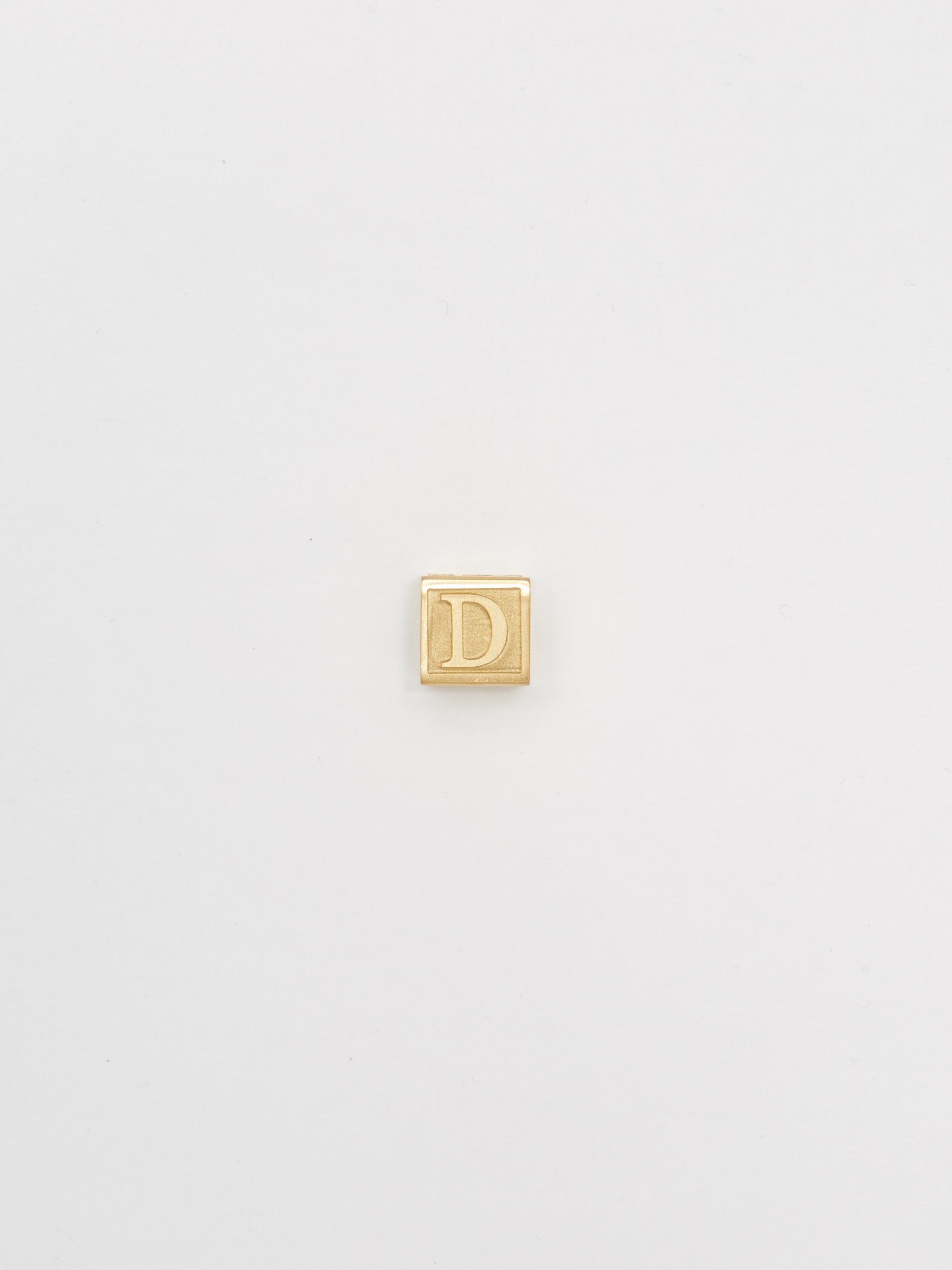 "D" Letter Block