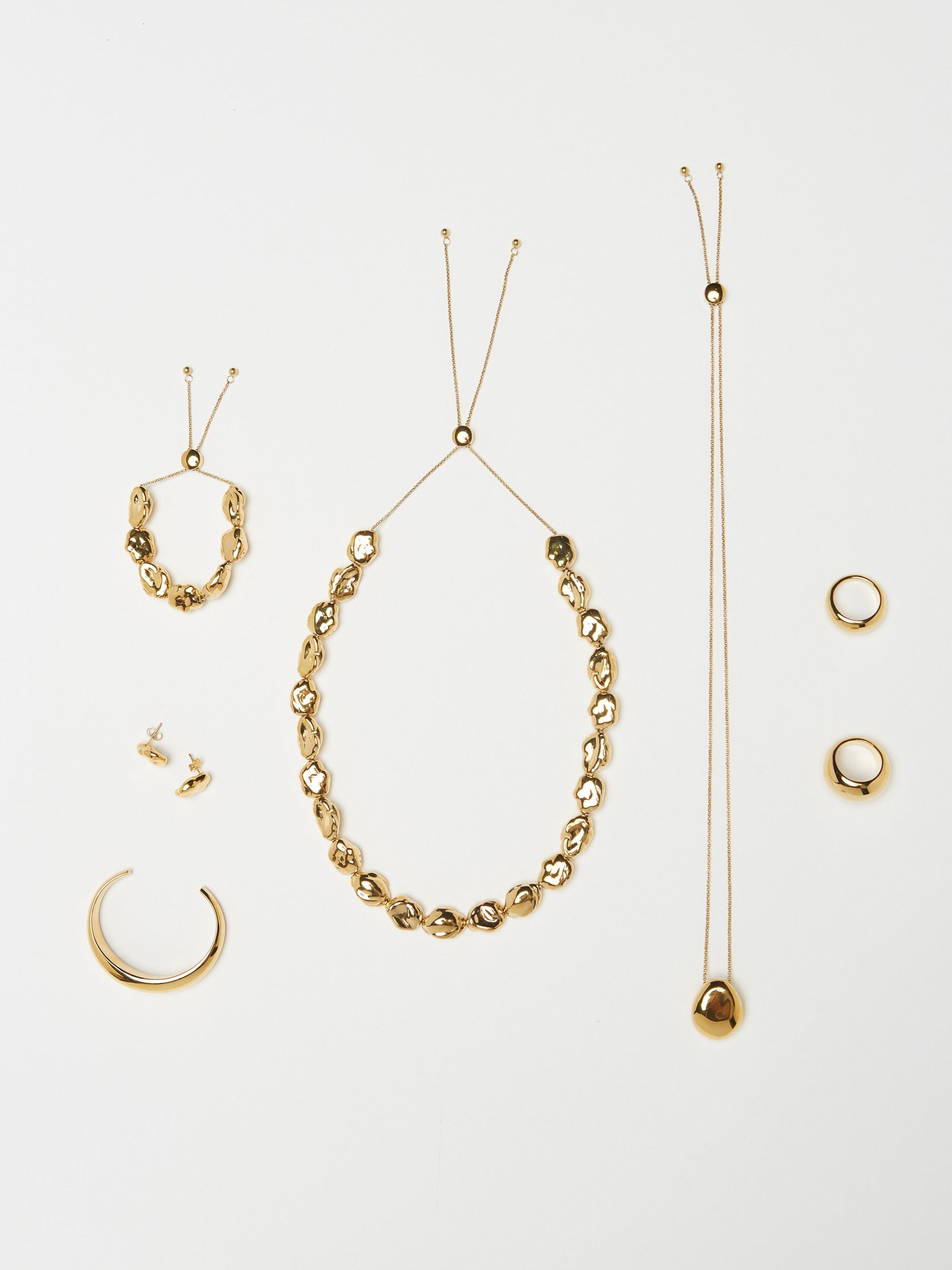 Small Gold Orb Ring